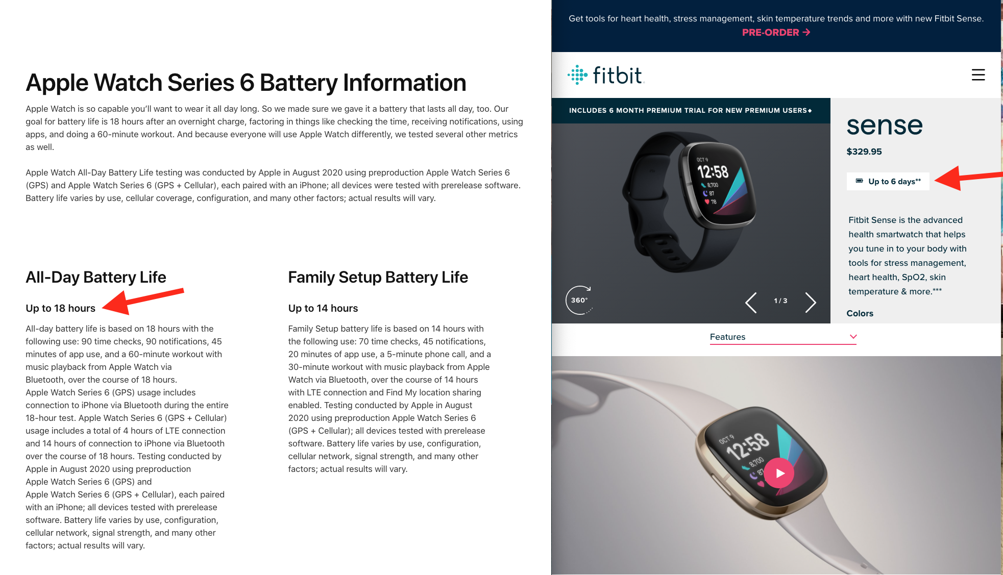 Apple Watch 6 Series VS Fitbit Sense – Life is SoCray